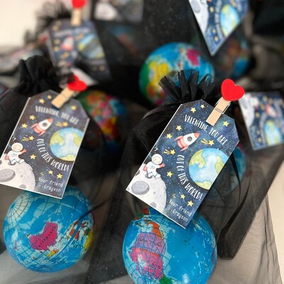 Valentine's Day Space Gift Tag Template, Printable You're Out of This ...