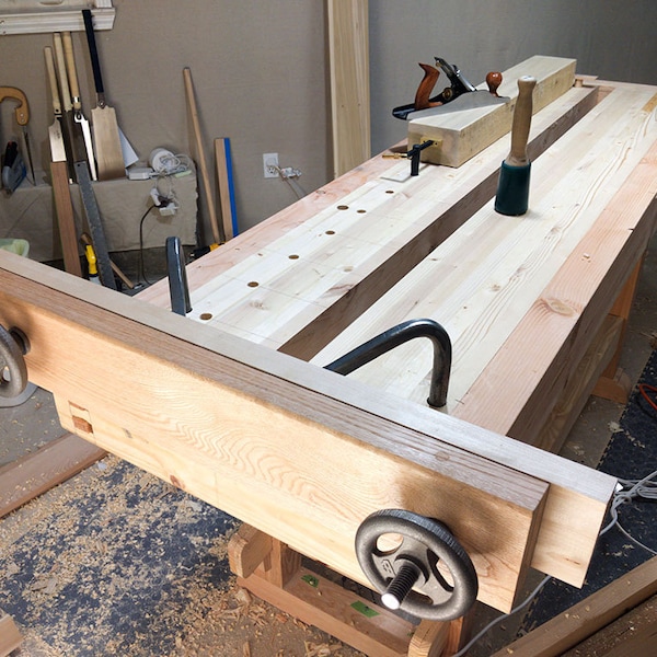 Simple Workbench Holdfast, 3/4" or 1" Hole. Hand Forged by Black Bear ...