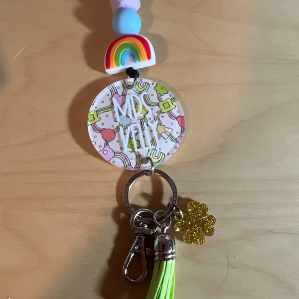 St. Patrick's Day Lanyard - Teacher Lanyard for Keys or ID Badge ...