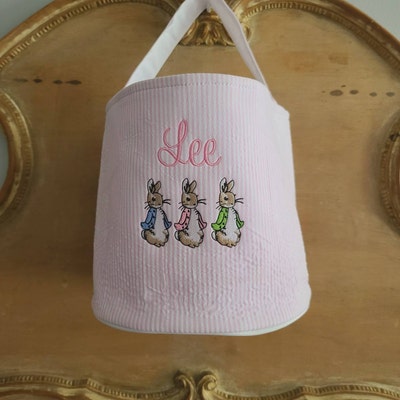 Rabbit Trio Embroidery Design Bunnies in a Row or Single Perfect for ...