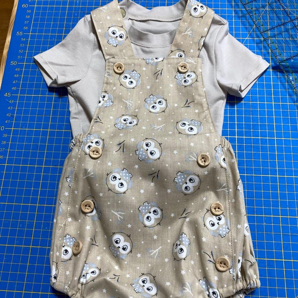Baby Overalls PDF Sewing Pattern, Sewing Pattern for Boys Romper ...