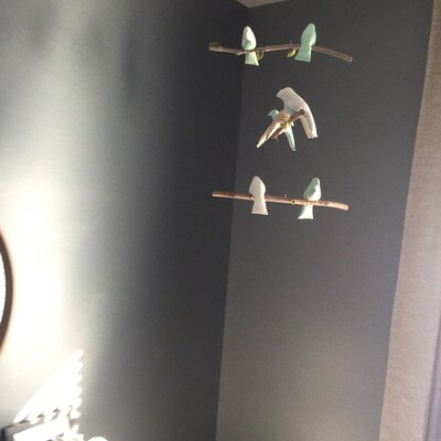 Custom Bird Mobile Choose Your Colors Baby Crib Mobile Bird Nursery ...