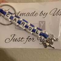 Crochet Fidget Keyring, ADHD Fidget Toy for Adults, Crocheted Key Ring ...