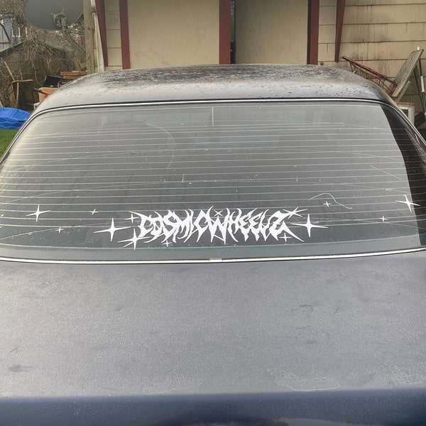 COSMICWHEELZ JDM Banner Decal: Waterproof Vinyl Window Sticker - Etsy