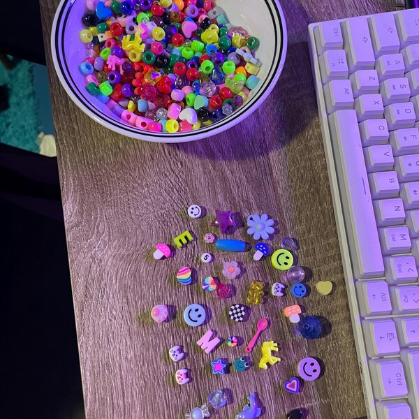 Kidcore Friendship Bracelet Bead Mix Rainbow Bead Soup for Jewelry ...