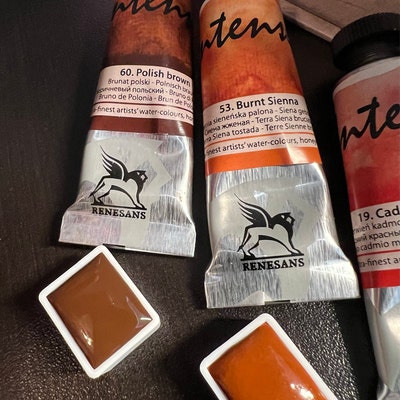 Intense Watercolor Paint in Tube by Renesans: Professional Artist Grade ...
