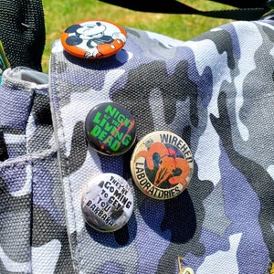 Night of the Living Dead Buttons They're Coming to Get You Barbara Two ...