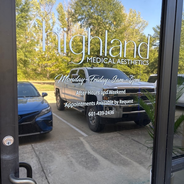 Customizable Gym Window Decal / Your Company Name or Logo Storefront ...