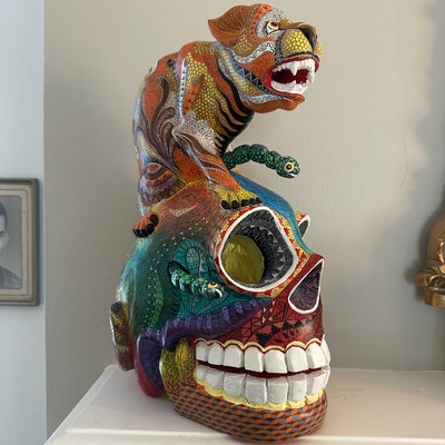 Alebrije // Owl // Buho // Wood // Oaxaca // México // Artesanía // Art ...