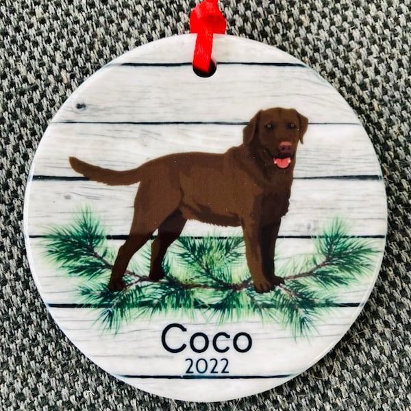 Labrador Retriever Ornament, Personalized Dog Gifts - Etsy