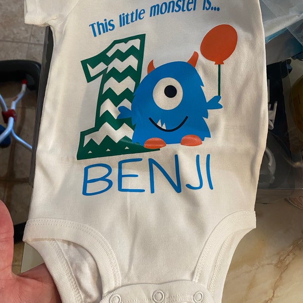 Monster Birthday Party, Monster Birthday Outfit Boy, Boy First Birthday ...