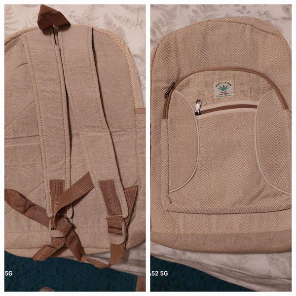 Handmade Himalayan Hemp Bag | Hemp Backpack | Nepal Hemp Bag | Eco ...