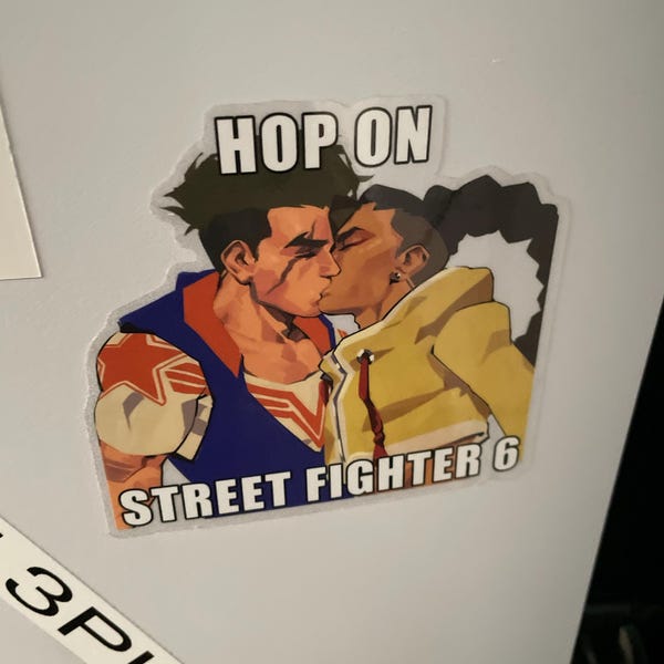 Hop on Street Fighter 6 Sticker - Etsy