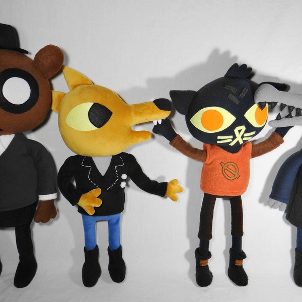 Gregg Plush Night in the Woods Game Insired - Handmade Plush Doll, 14.6 ...