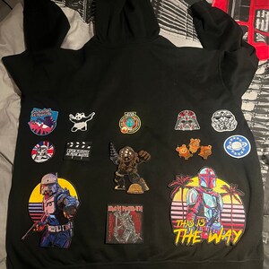 WINGS REAPER Large Back Patch for Custom Biker Vest - Etsy