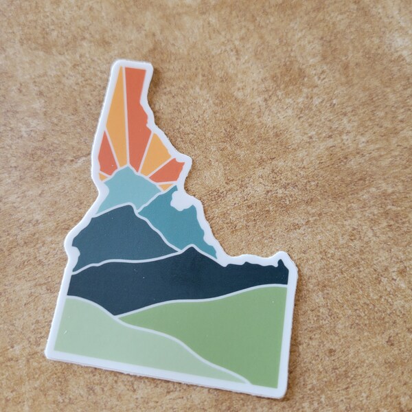 Idaho Sticker | State Sticker | Weatherproof | Sticker for Hydroflask ...
