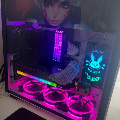 Custom Rgb Pc Case Light Decoration Board Panel Water Cooling Pc Decor ...