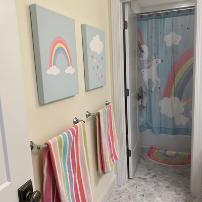 Unicorn Bathroom Decor Unicorn Bathroom Art Unicorn Room - Etsy