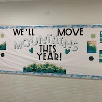 Mountain Back to School Bulletin Board Elementary Classroom Door Decor ...