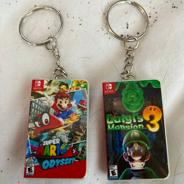 Miniature Switch Game Keychains & Magnets - Etsy