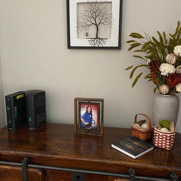 Made to Order Framed Copper Tree W/bench. Rustic Decor. Wire Art. Metal ...