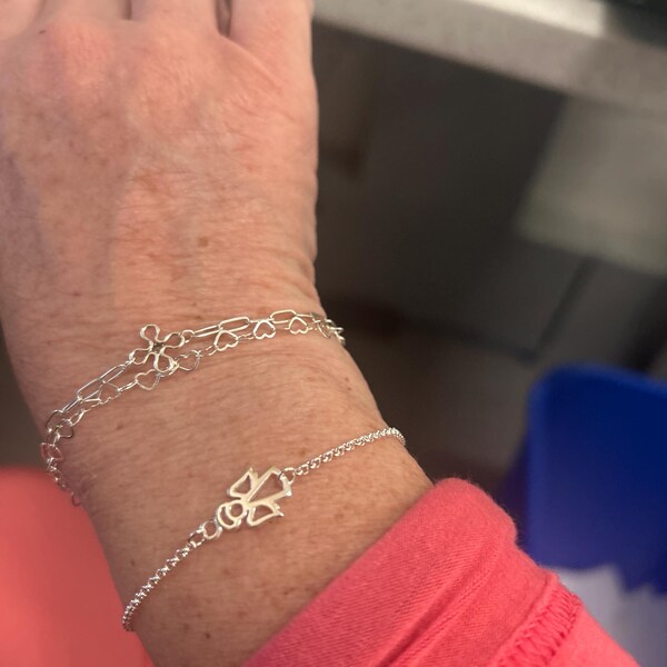 Sterling Silver Infinity Cross Bracelet - Adjustable Bracelet, Infinity ...