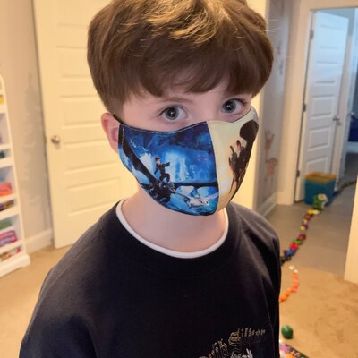 Washable Stretchy Face Mask Breathable Unique Flower Design Fast ...