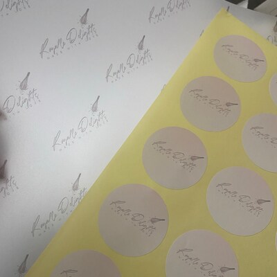 Custom Logo Translucent Packaging Sheets Logo Paper Vellum - Etsy