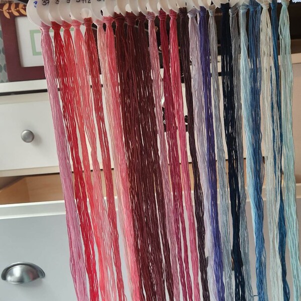 Wooden Hanging File Thread Organizer - Thread Organizer, for 508 DMC ...