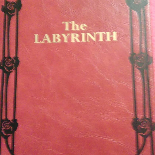 The Labyrinth Sarah's Book Replica - Leatherbound Novelization Prop ...