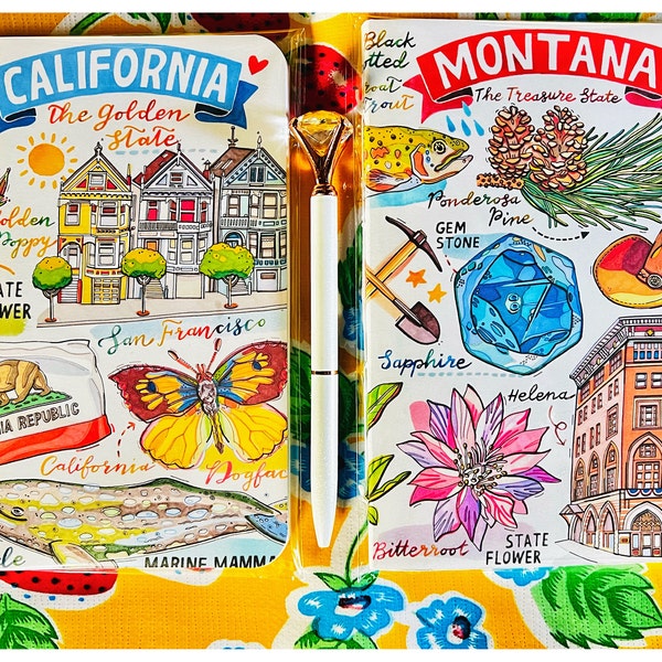 California Notebook. - Etsy