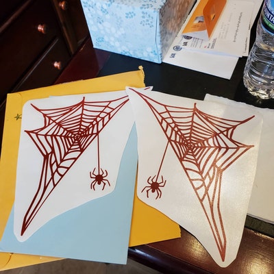 Spider Web Vinyl Decal BS062 - Etsy