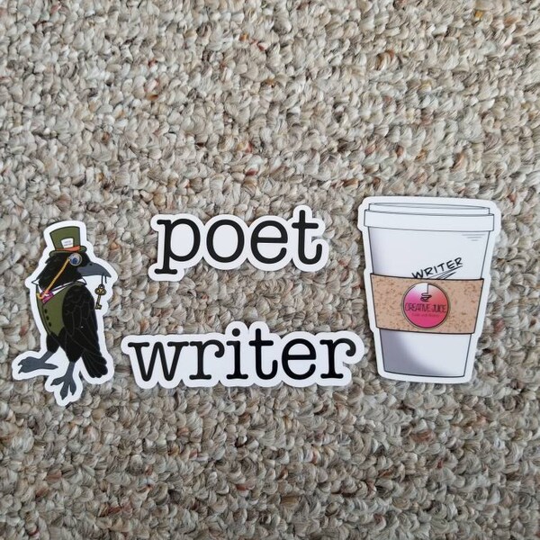 Draught of First Draft - Writing Sticker - Vinyl Sticker - Etsy