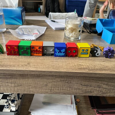 Printable Geometry Dash Mazes, 10-pack, Digital Download, Geometry Dash ...