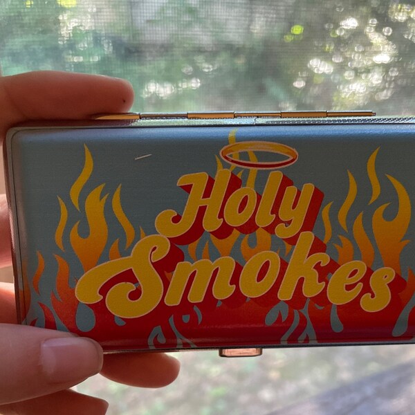 Angel Blue Holy Smokes Cigarette Case - Etsy