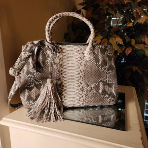 Genuine Python Leather, Natural Python Leather, Hide Snake Skin ...