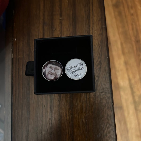 Custom Photo Cuff Links, Memorial Cuff Links, Wedding Cufflinks ...