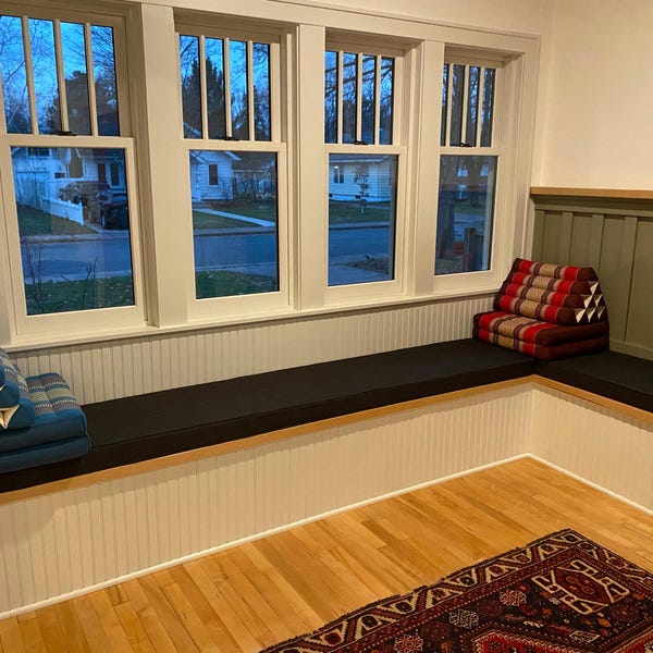 Custom Bench Cushion Window Seat Cushion Indoor Outdoor Free Shipping ...