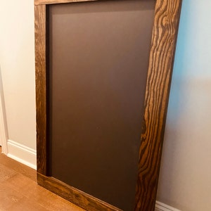 Farmhouse Style Rustic Chalkboard With Wood Frame W-040 Back40life - Etsy