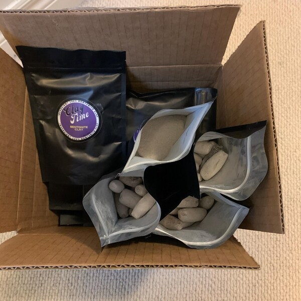 Bentonite Clay - Edible, Kalaba, Nzu, Ayilo Stone, Not Smoked - Etsy