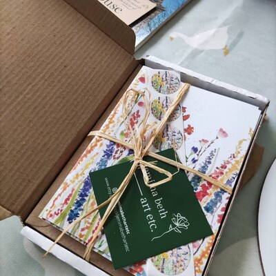 Watercolour Flower Multipack Note Cards Mixed Set of Six - Etsy