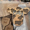 Cow Tag Baby Milestones, Baby Shower Gift, Baby Boy, Birth Announcement ...