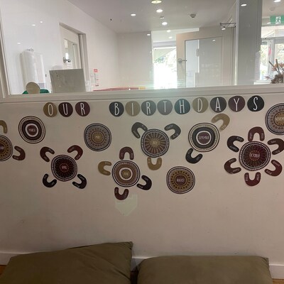 Indigenous Birthday Display Birthday Chart Multicultural Preschool ...