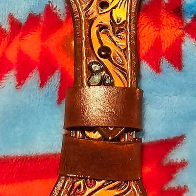 Custom Tooled Leather Native American Headdress Phone Case - Etsy