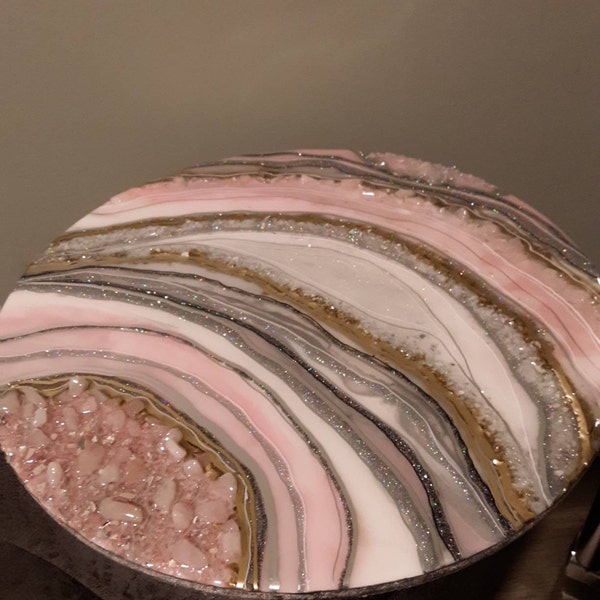 Made to Order Resin Wall Art, Custom Beautiful Geode Wall Decor, Wall ...