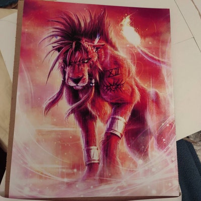 Red XIII Final Fantasy VII Remake Limited Edition Fine Art Print - Etsy