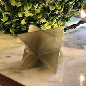 Selenite 7 Point Energy Generator With Crystal Pyramid Ideal for ...