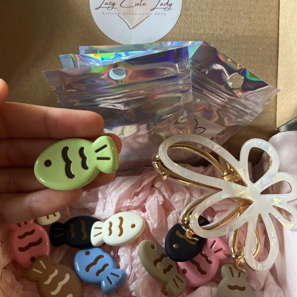 Little Fishy Delight Hair Clip - Cute Hair Accessory Hair Clips for ...