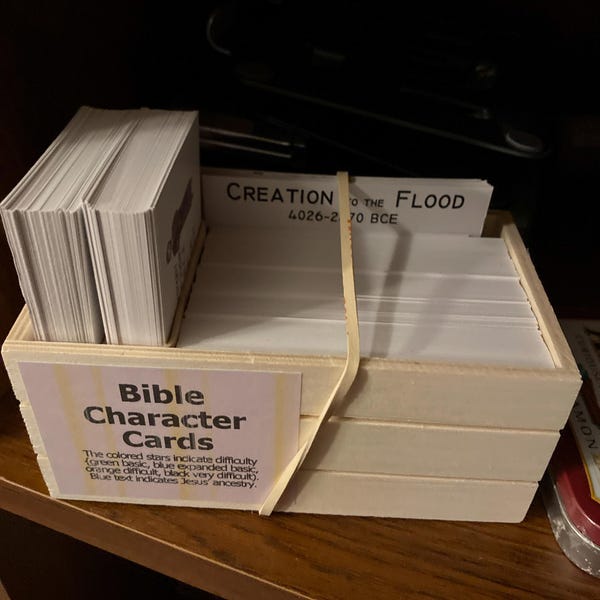 Do I Know You? Bible Character Matching Card Game - Etsy