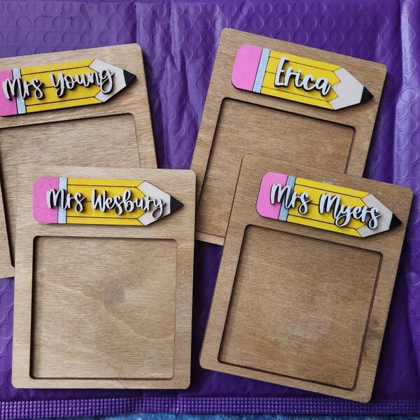 Customized Post It Note Holder - Etsy